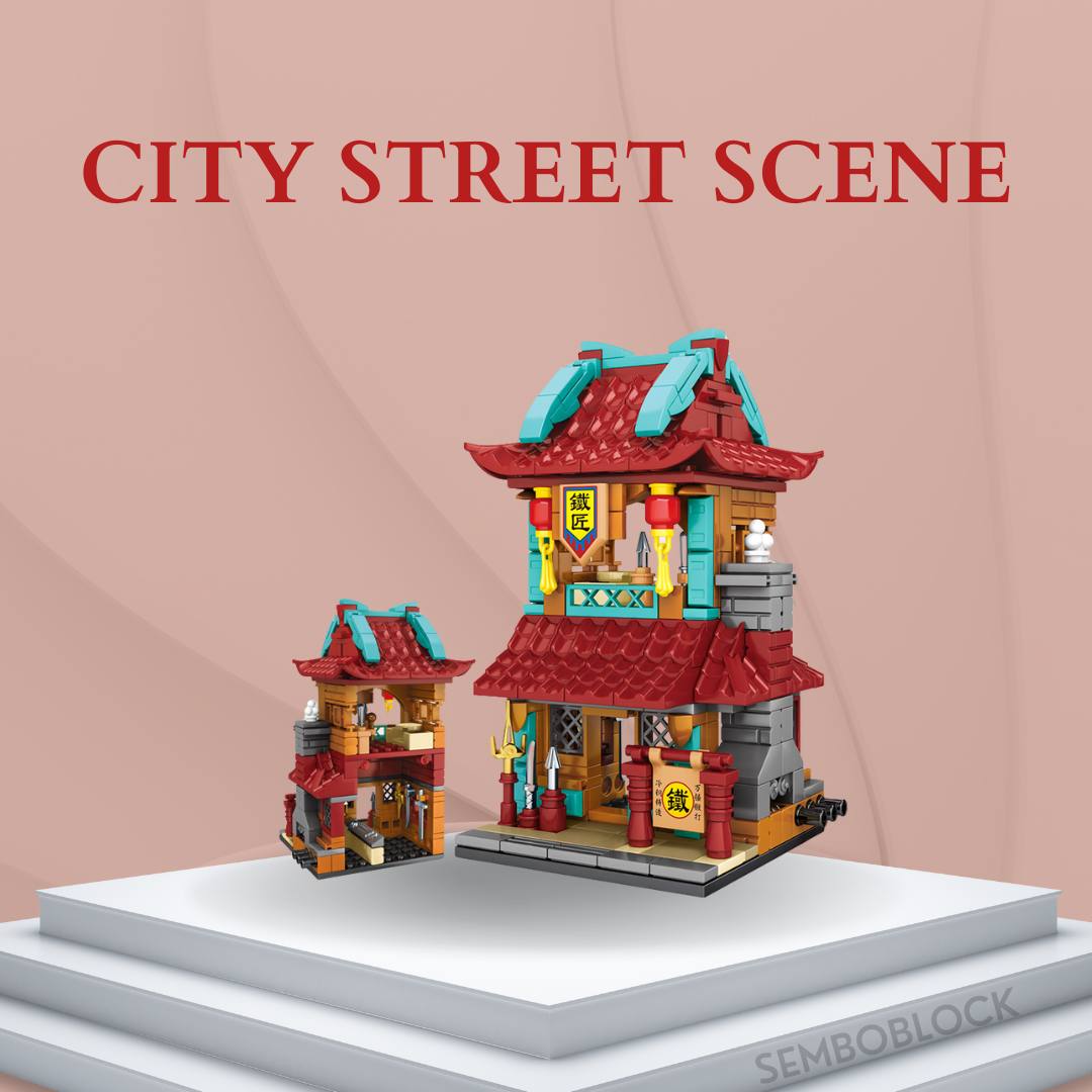 City Street Scene | SEMBO Blocks Shop ⚡️ Official SEMBO Brick Toy Store