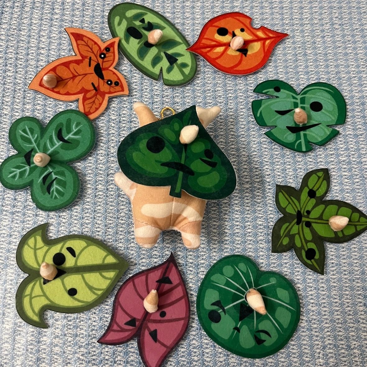 Legend Of Zelda Plush Korok And Alternative Leaves Keychain Zelda Plush Shop Official Zelda